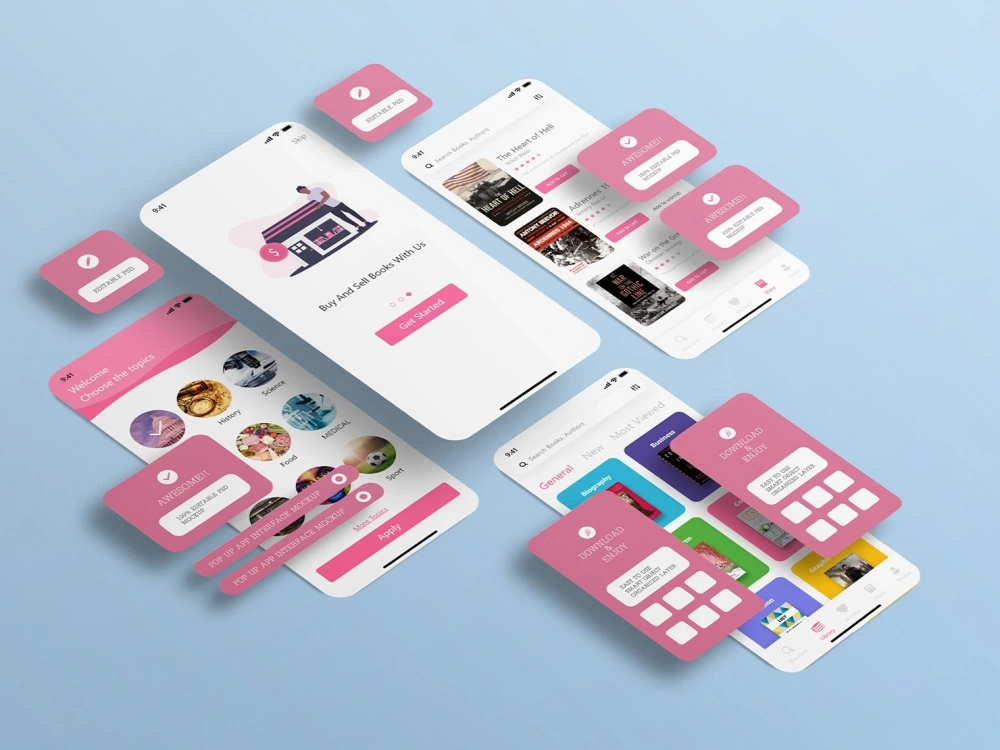 Creative mobile app UI UX design For Android and iphone | Upwork