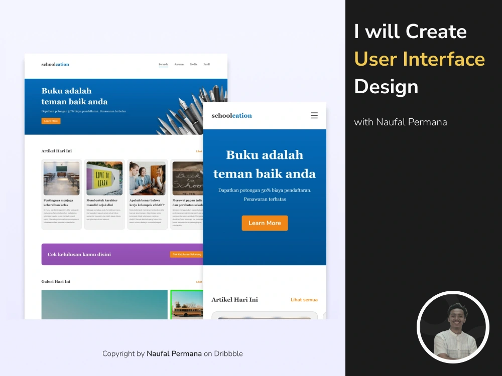 Clean and modern mobile or web design | Upwork