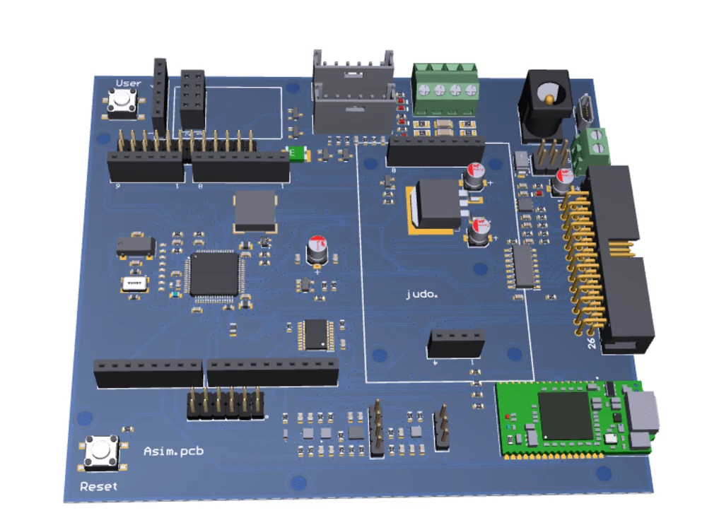 A PCB design of your circuit diagram with manufacturer files and 3d ...