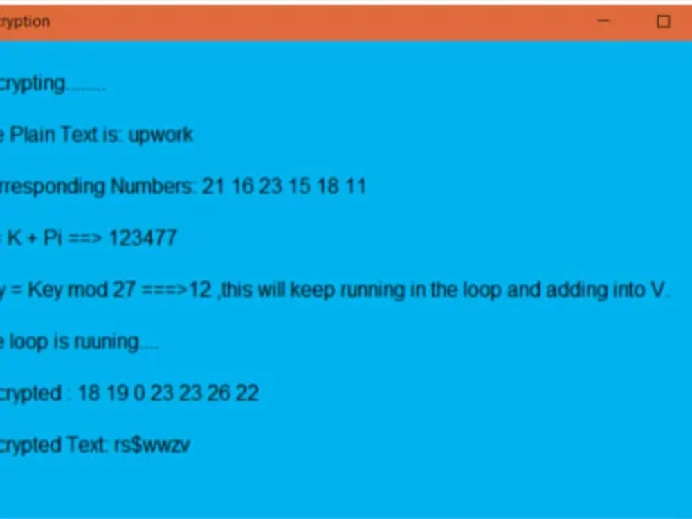 A python program without bugs | Upwork