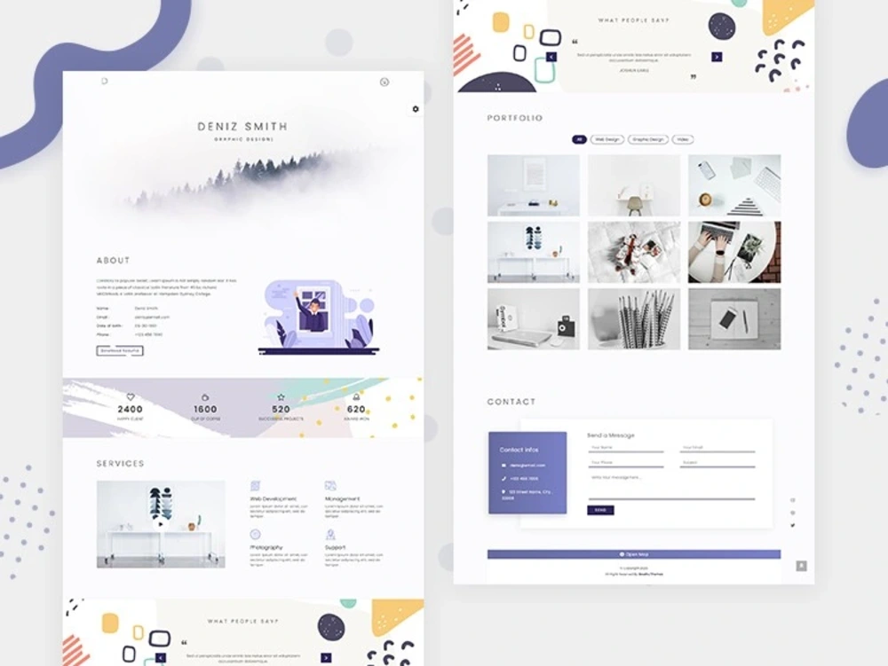 A Fantastic Web Design UI/UX in Figma or PSD | Upwork