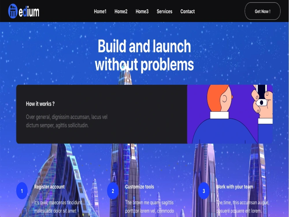 A stunning responsive HTML5 + Tailwind CSS 2.0 template | Upwork