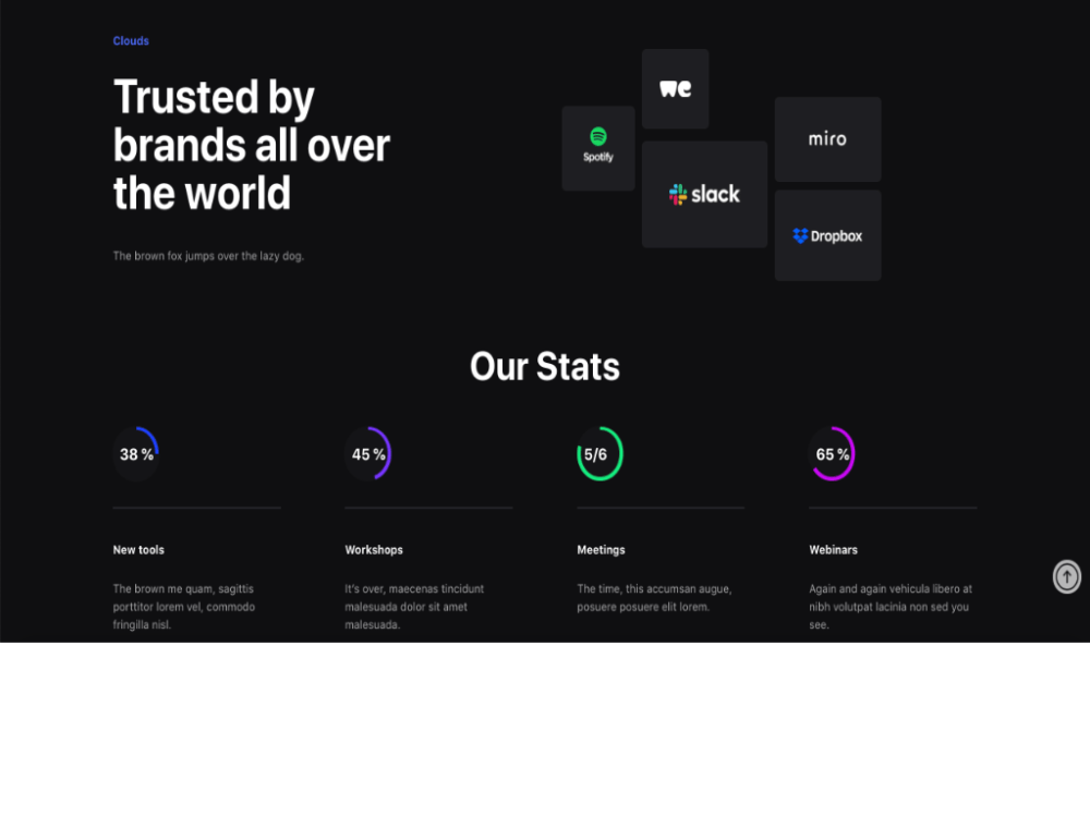 A stunning responsive HTML5 + Tailwind CSS 2.0 template | Upwork