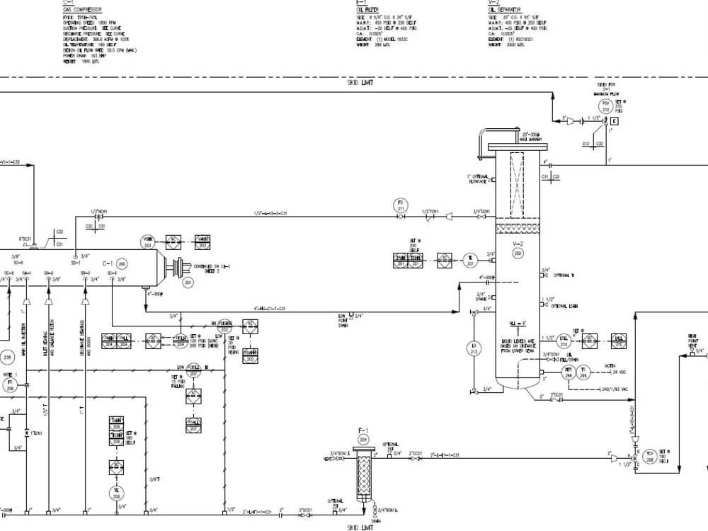 Piping and Equipment, 3D Modelling and 2D drawings, Isometrics, PID ...