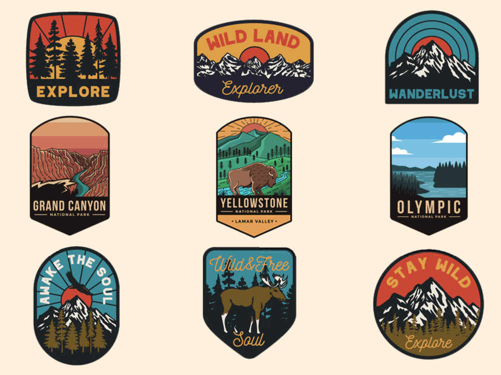 Unique sticker, badge, patch and label | Upwork