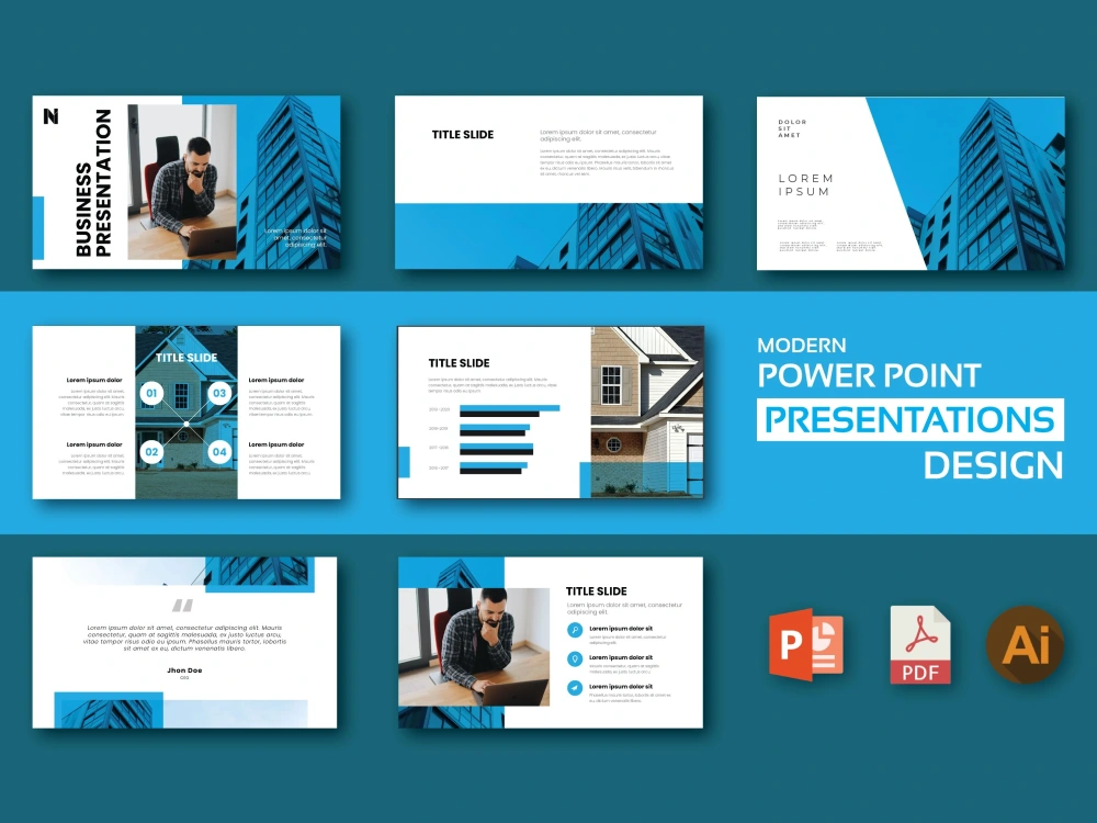 A professional clean & modern Presentation Design | Upwork