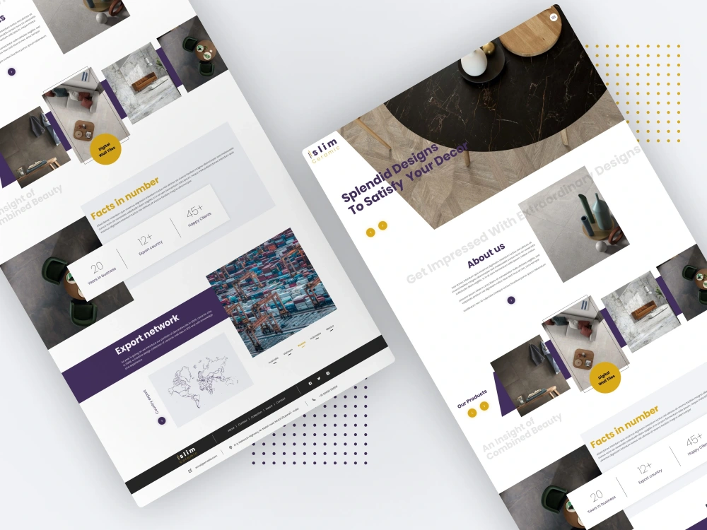 5-8 pages static website in HTML template | Upwork