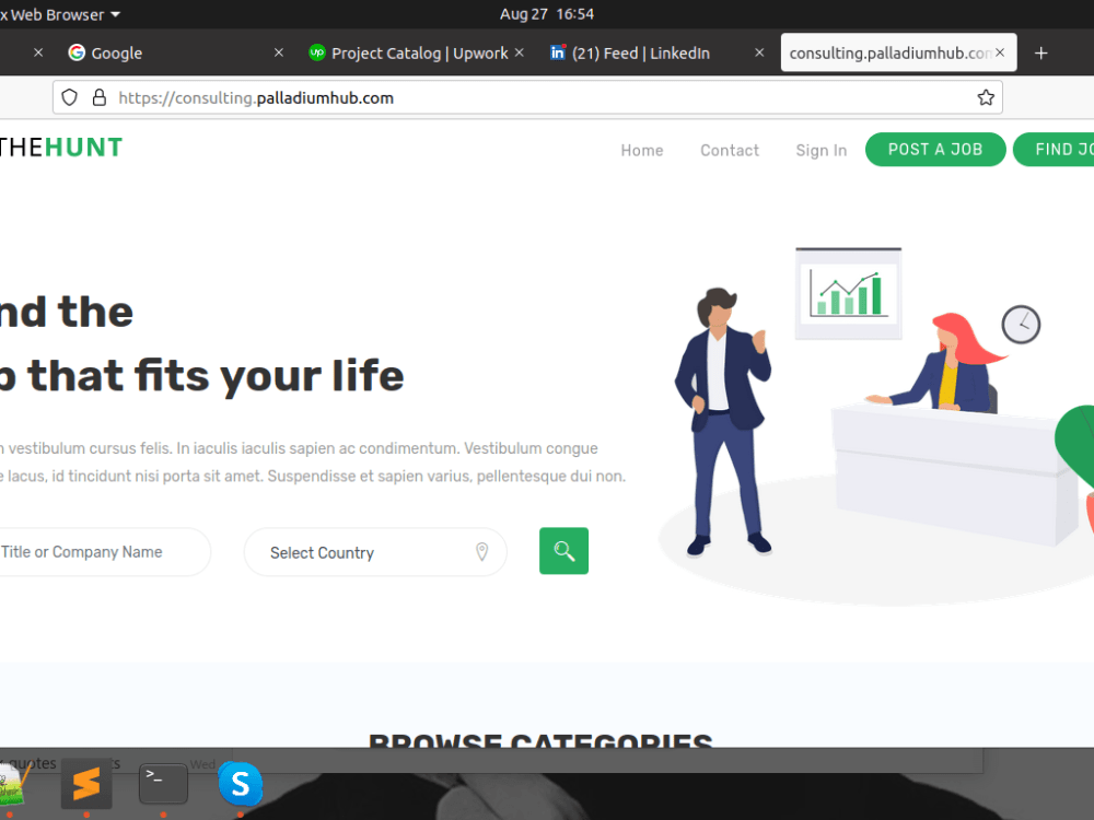 Stunning laravel frontend and backend | Upwork