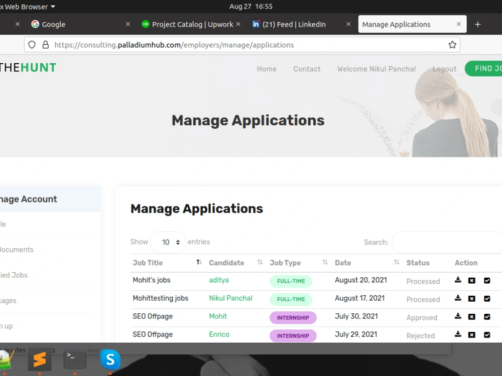 Stunning laravel frontend and backend | Upwork