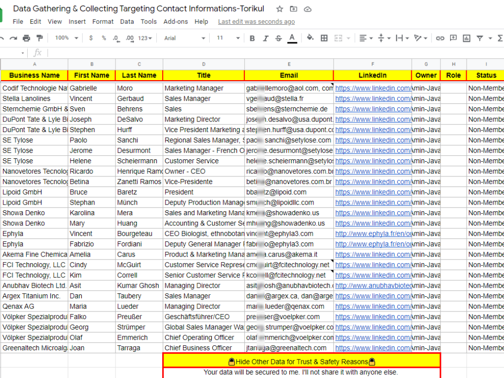 Perfect data entry, web research and copy paste services | Upwork