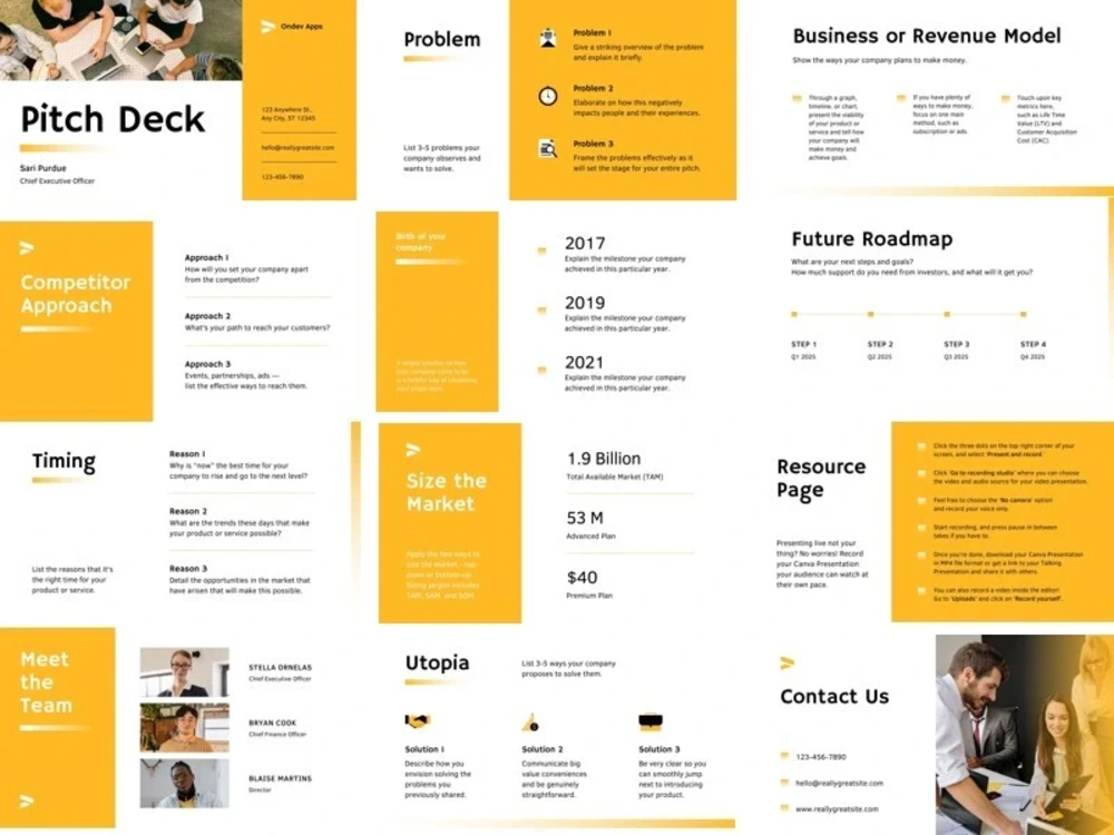 A Professional Pitch Decks Presentation | Upwork