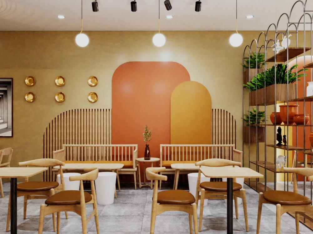 Coffee shop with great design coffee shop with creative and unique ...