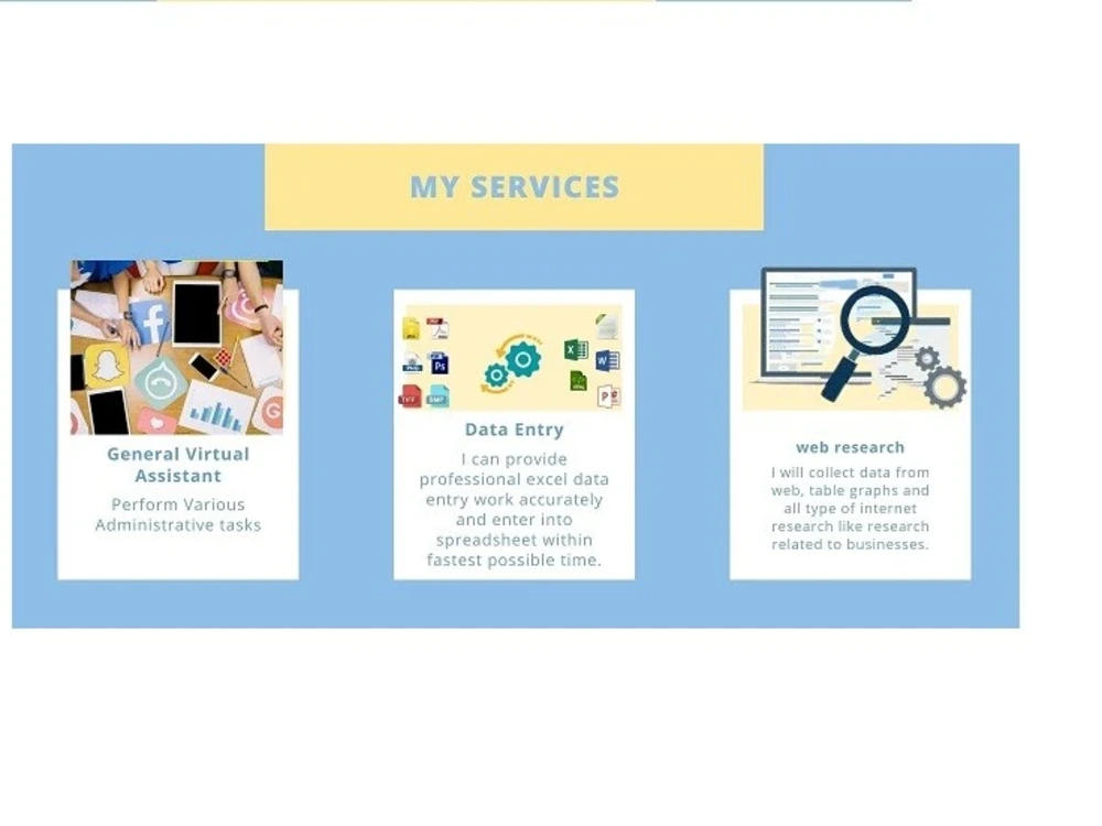 Expert Data Entry virtual assistant services | Upwork