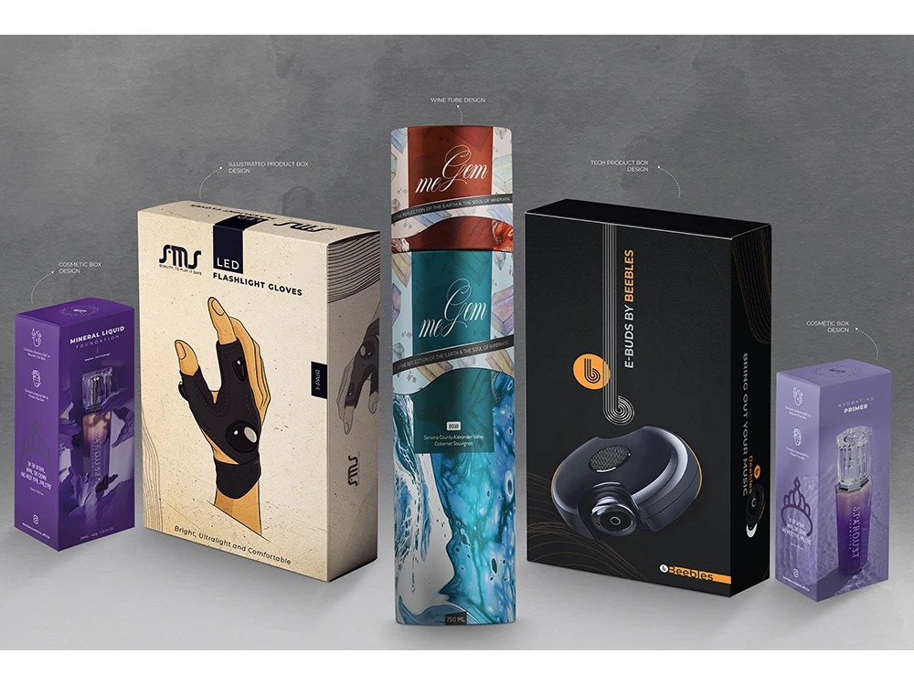 Amazing product packaging box design | Upwork