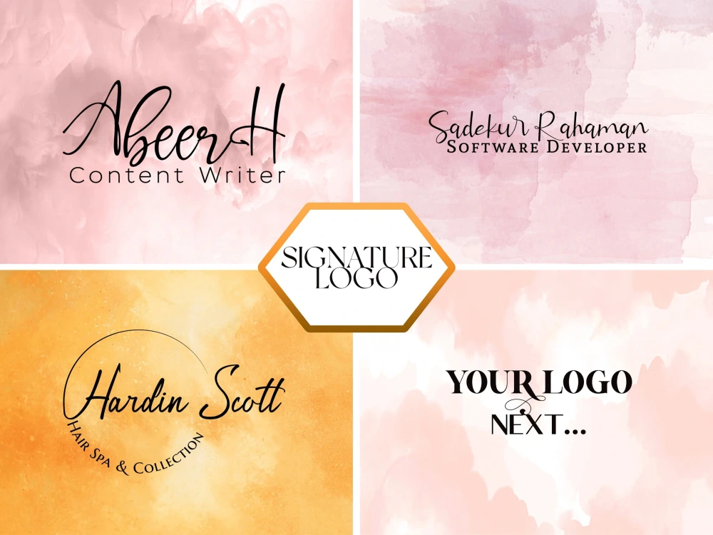 Elegant luxury handwritten signature logo | Upwork