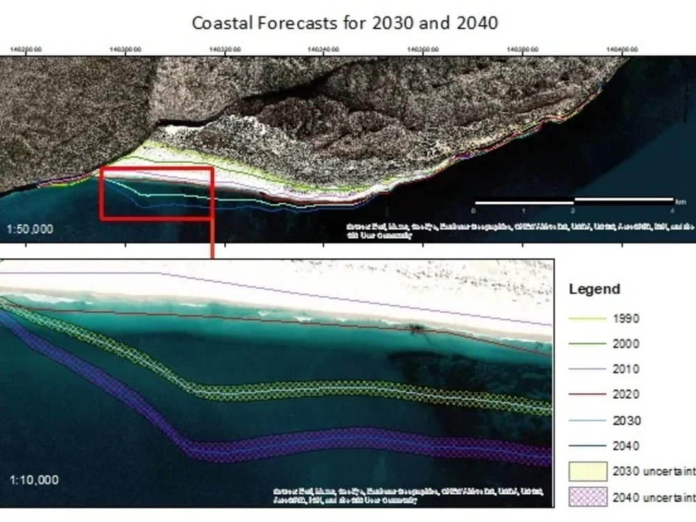 Geographical Information System (GIS) analysis and visualized maps ...