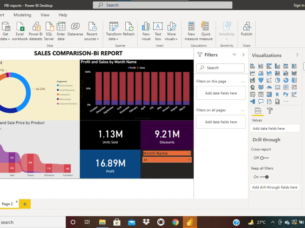 An automated tableau, power bi and excel dashboard for you data | Upwork
