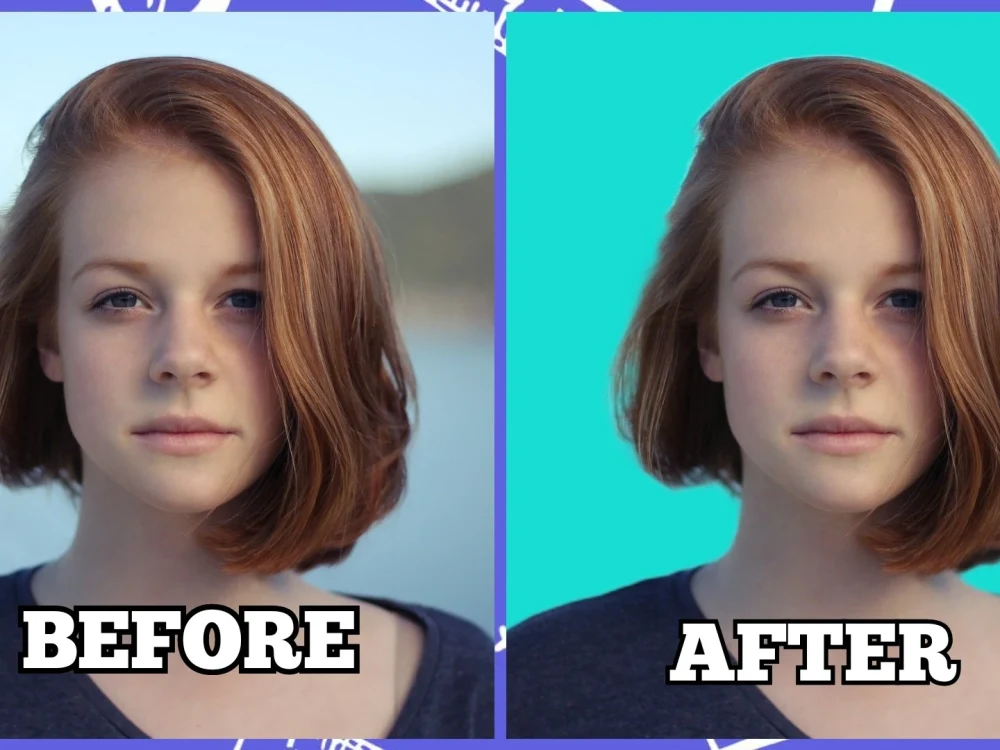 Your photos background changed for the color you want | Upwork