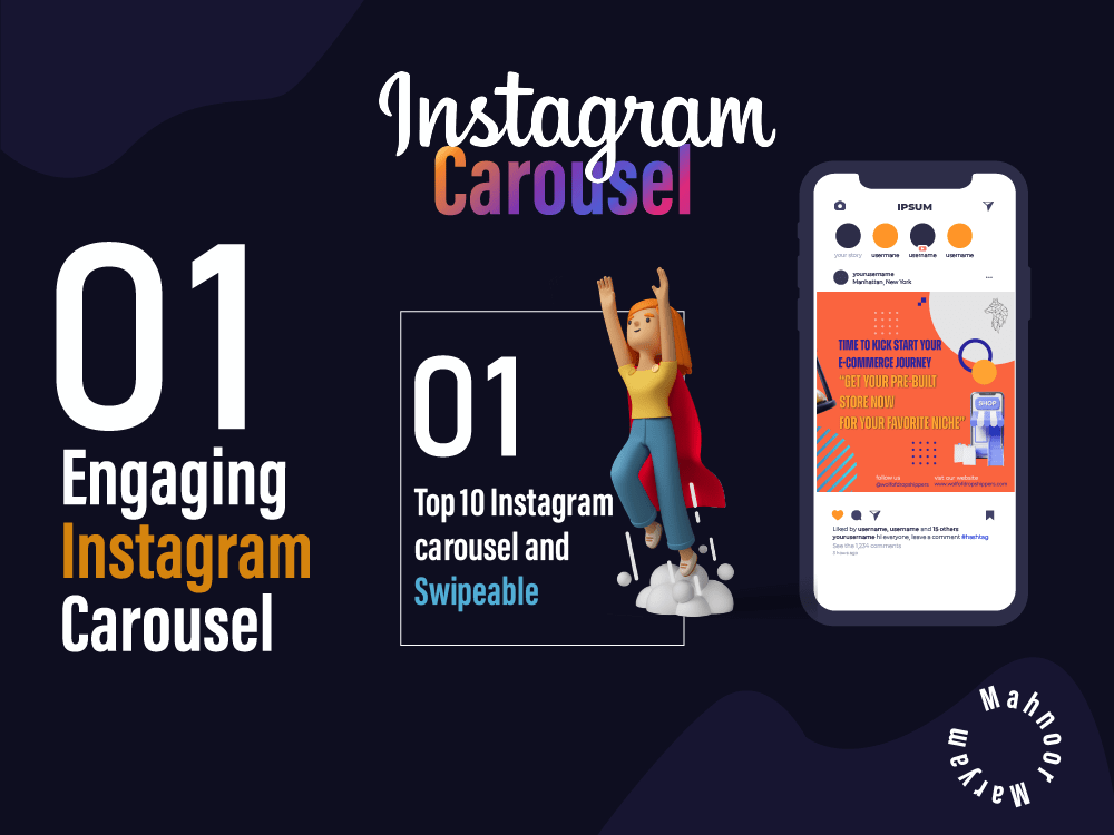 A creative engaging carousel post for Instagram and Facebook | Upwork