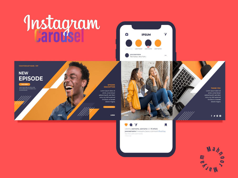 A creative engaging carousel post for Instagram and Facebook | Upwork