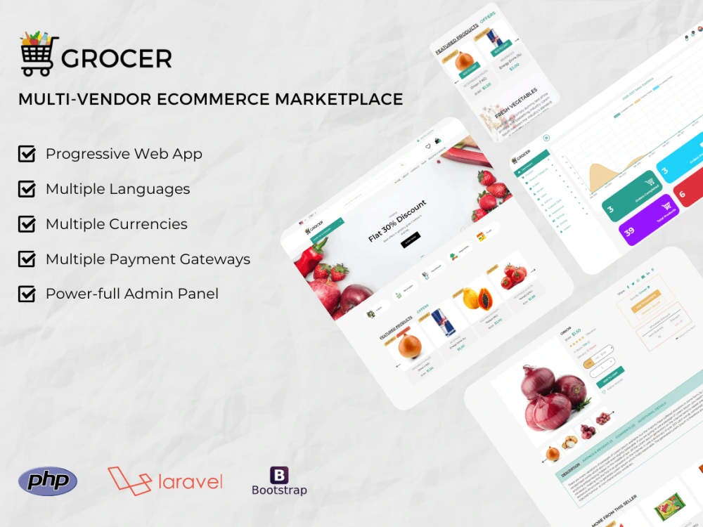 A multi-vendor eCommerce web app(Laravel) full script with installation | Upwork