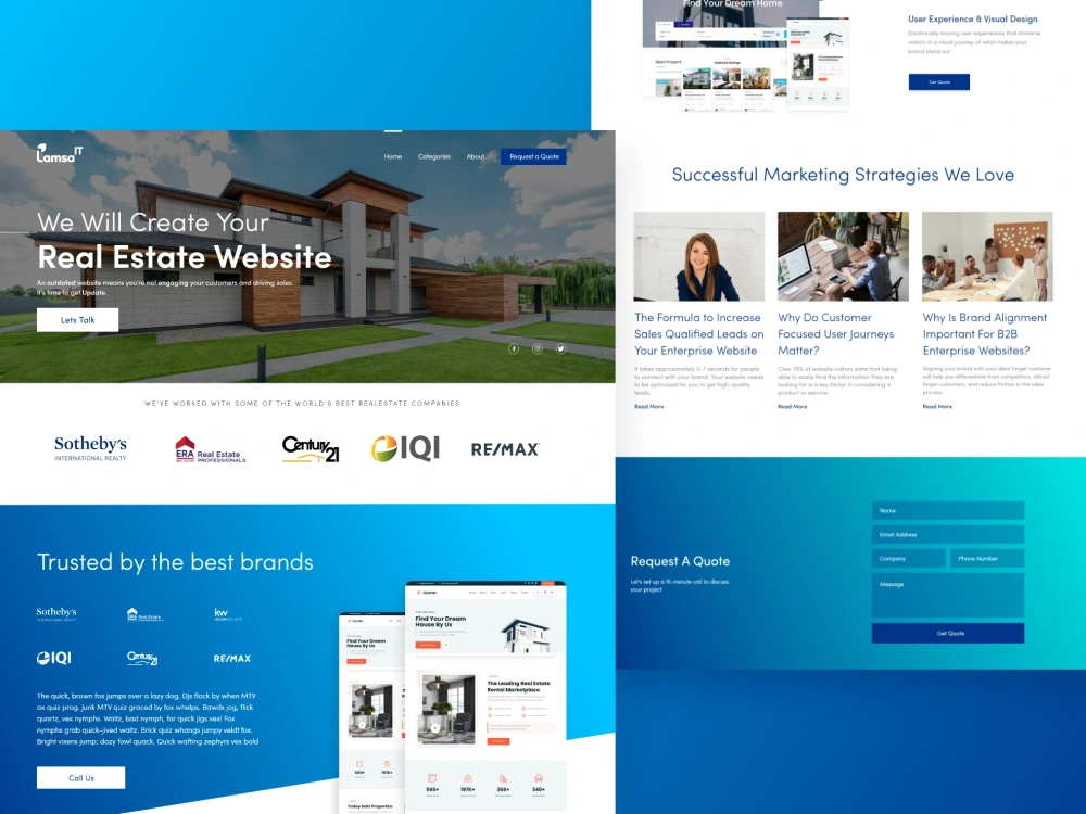 User friendly website UI UX and landing page design | Upwork