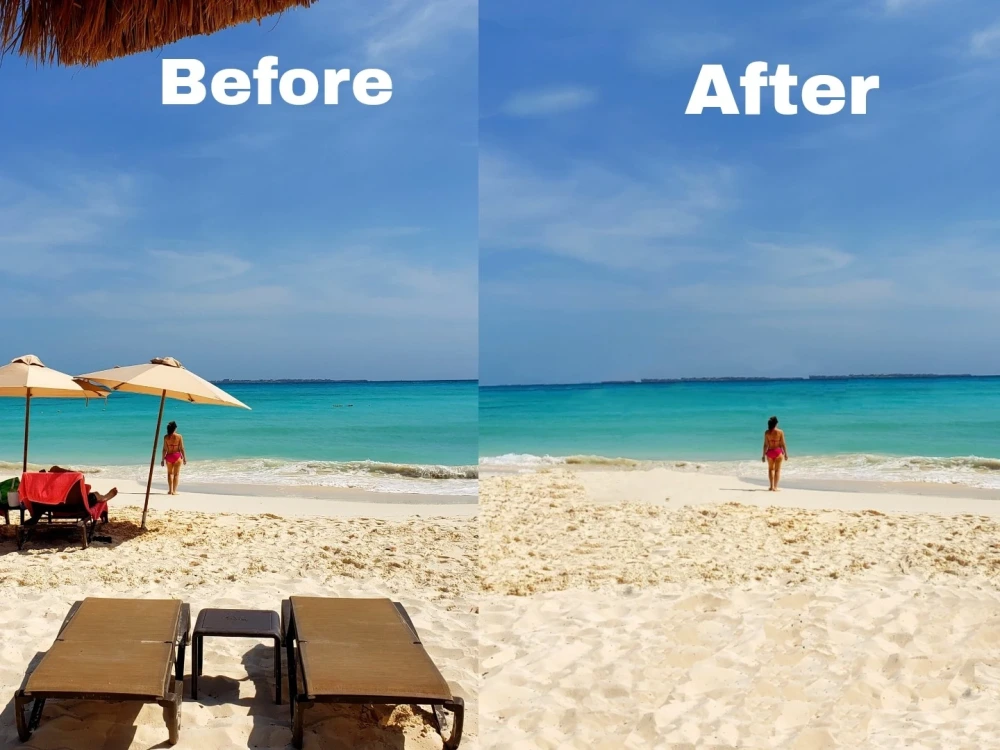 Removed unnecessary objects and people from your image's background ...