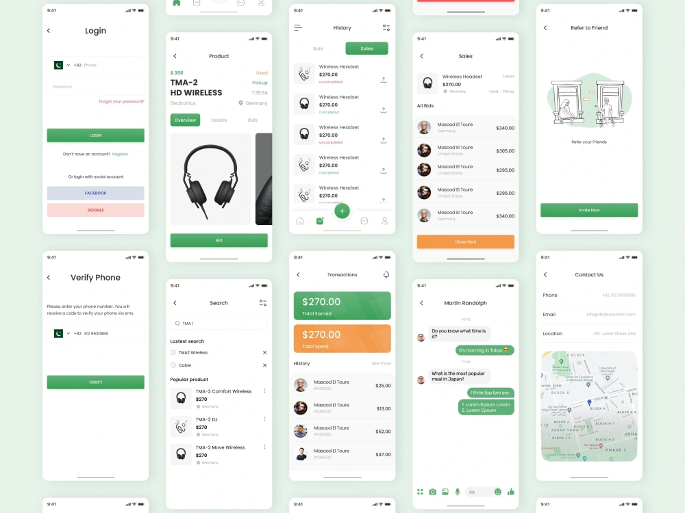 Mobile app UI UX design in Figma or Adobe Xd | Upwork