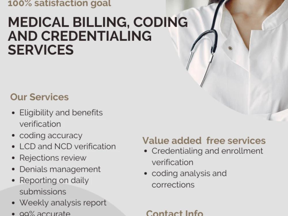 Medical Billing, coding, credentialing and account receivable services | Upwork