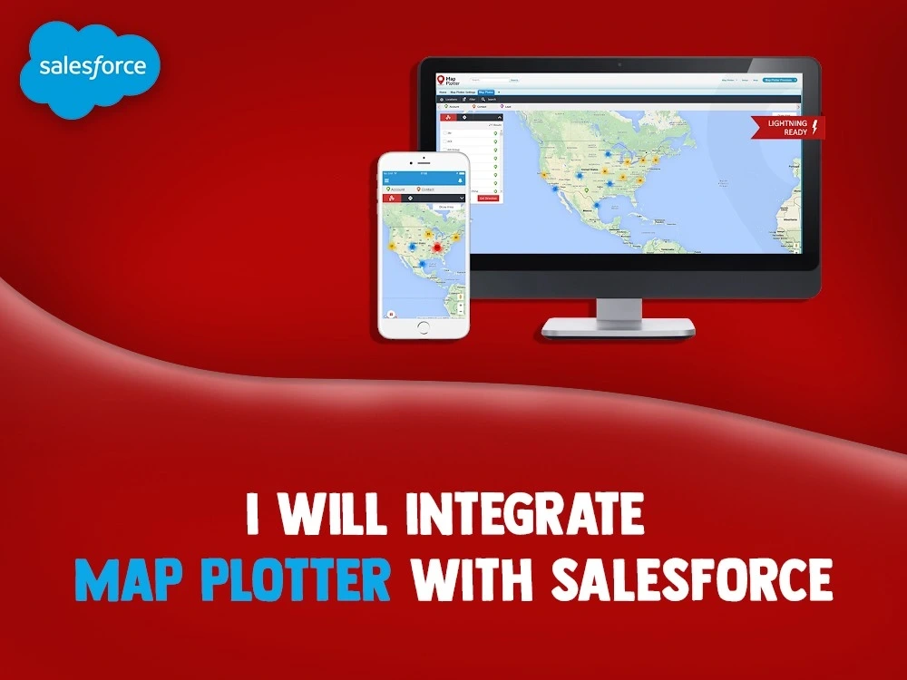 Salesforce integration with Map Plotter | Upwork