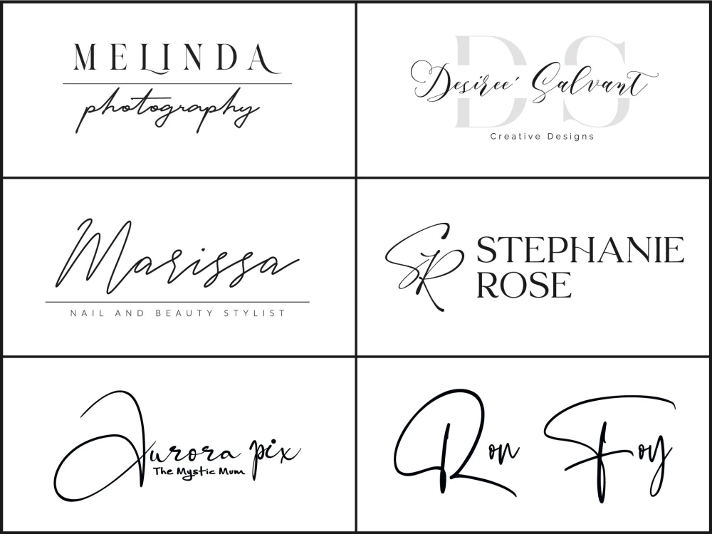 Scripted, handwriting, signature logo | Upwork