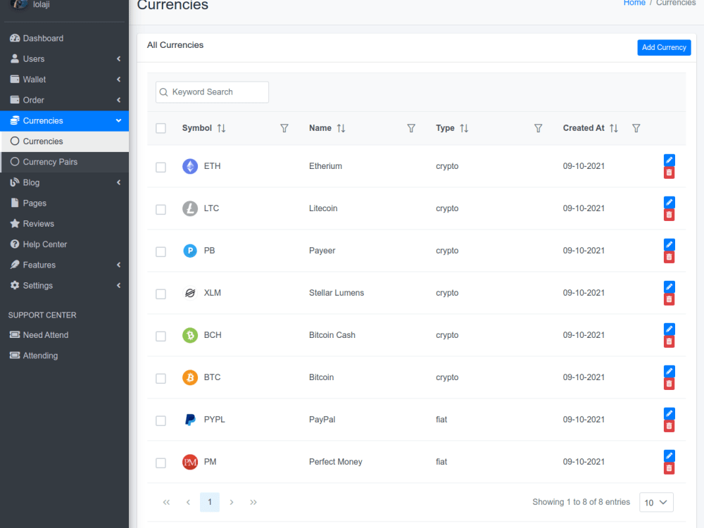 All-in-one solution crypto and fiat currency exchange app | Upwork