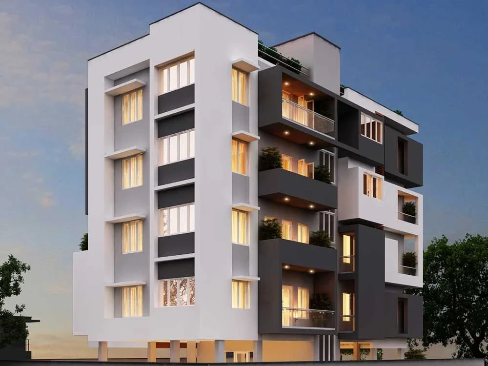 Working plan for five story building design. | Upwork