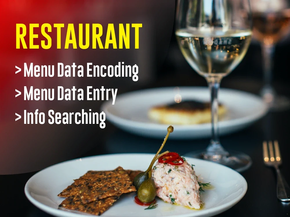 Restaurant Menu Data Entry | Restaurant Searching | Menu Data Encoding ...