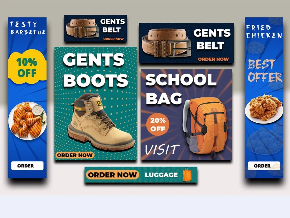 Animated HTML5 Banner Ads, Google Banner Ads, IAB Standard Banner Ads ...