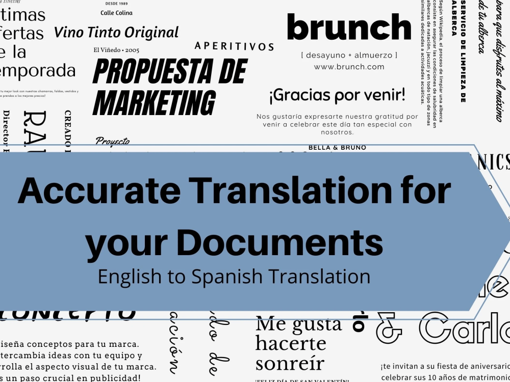 Accurate Translation (English to Spanish) | Upwork