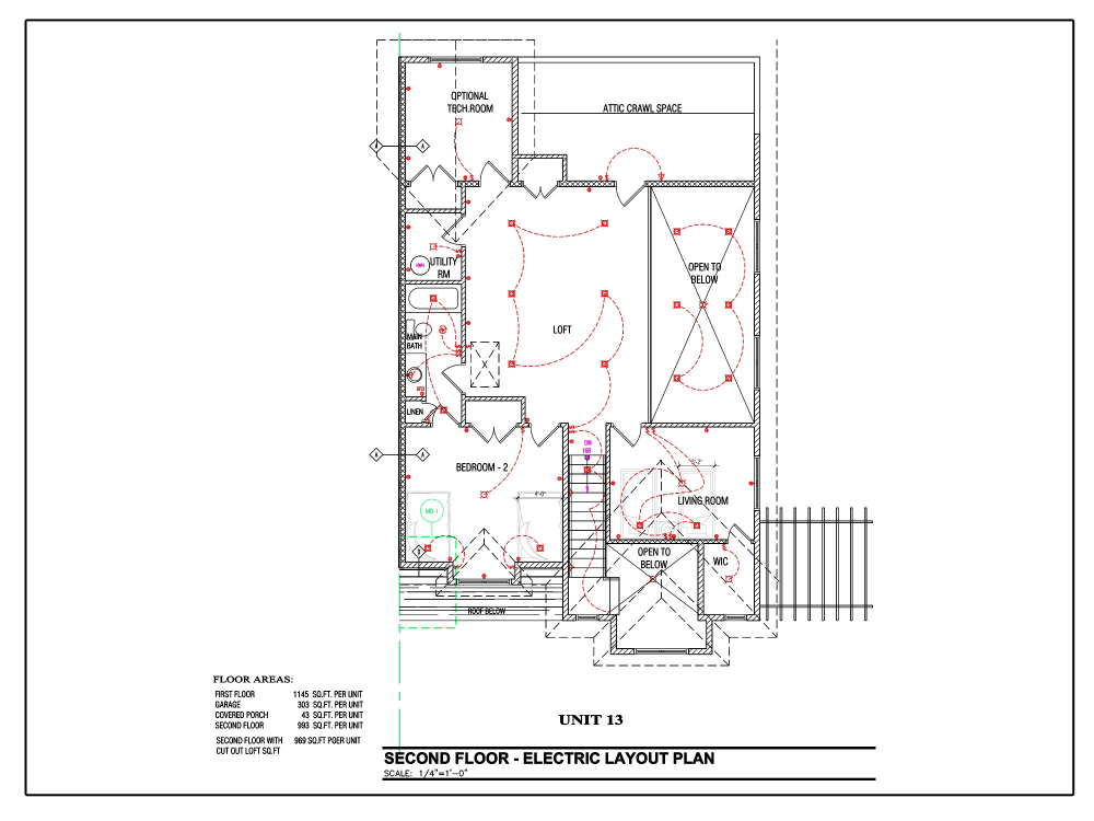 A professional Electrical and Lighting Plan for Floor Plan | Upwork