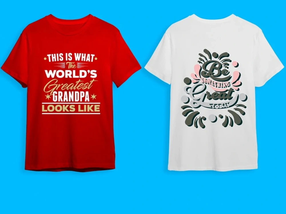 Bulk typography t-shirt design for pod business | Upwork