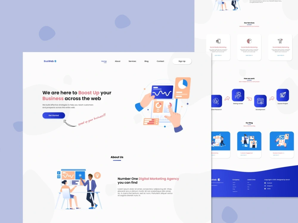 Modern and beautiful UI / UX designs for your website and business | Upwork