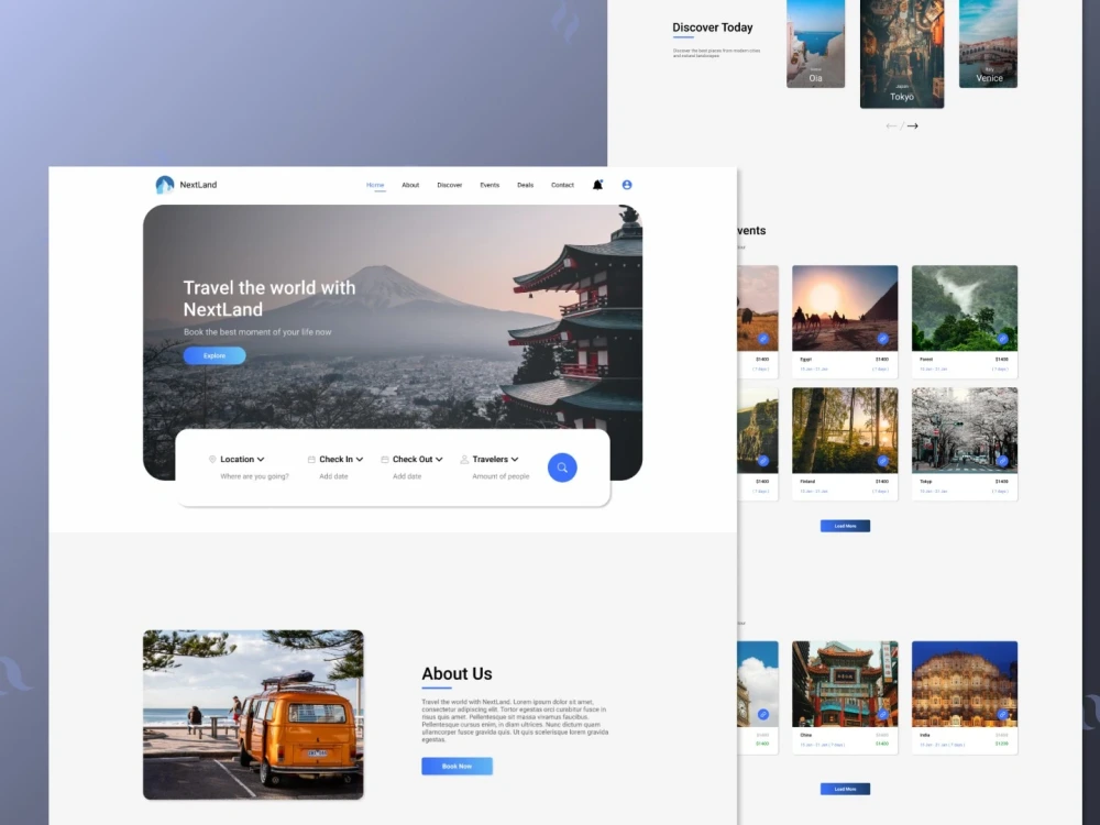 Modern and beautiful UI / UX designs for your website and business | Upwork