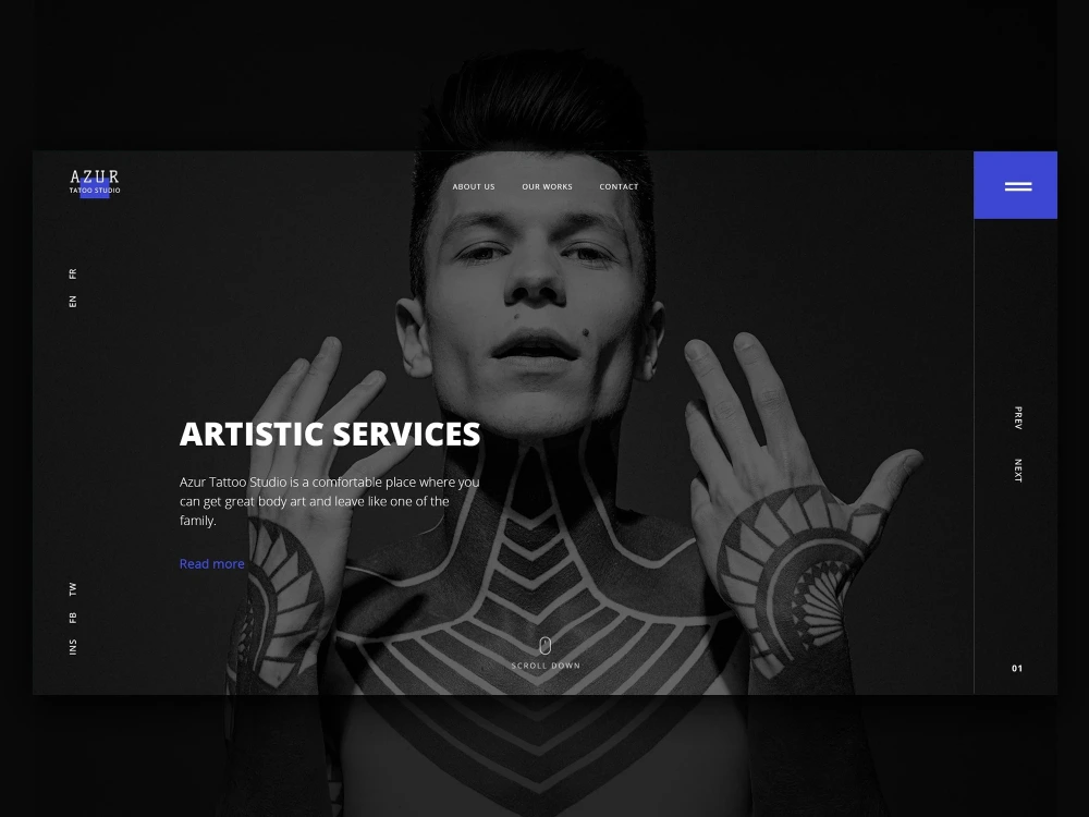 A modern and client oriented web design | Upwork