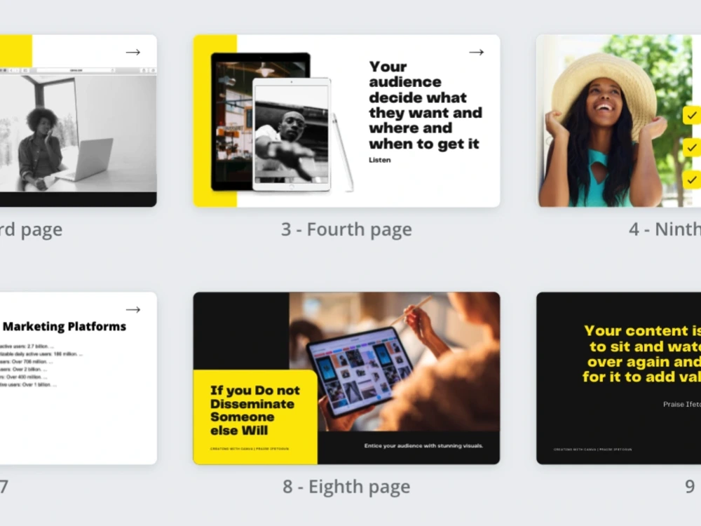 A winning presentation document that stands out | Upwork
