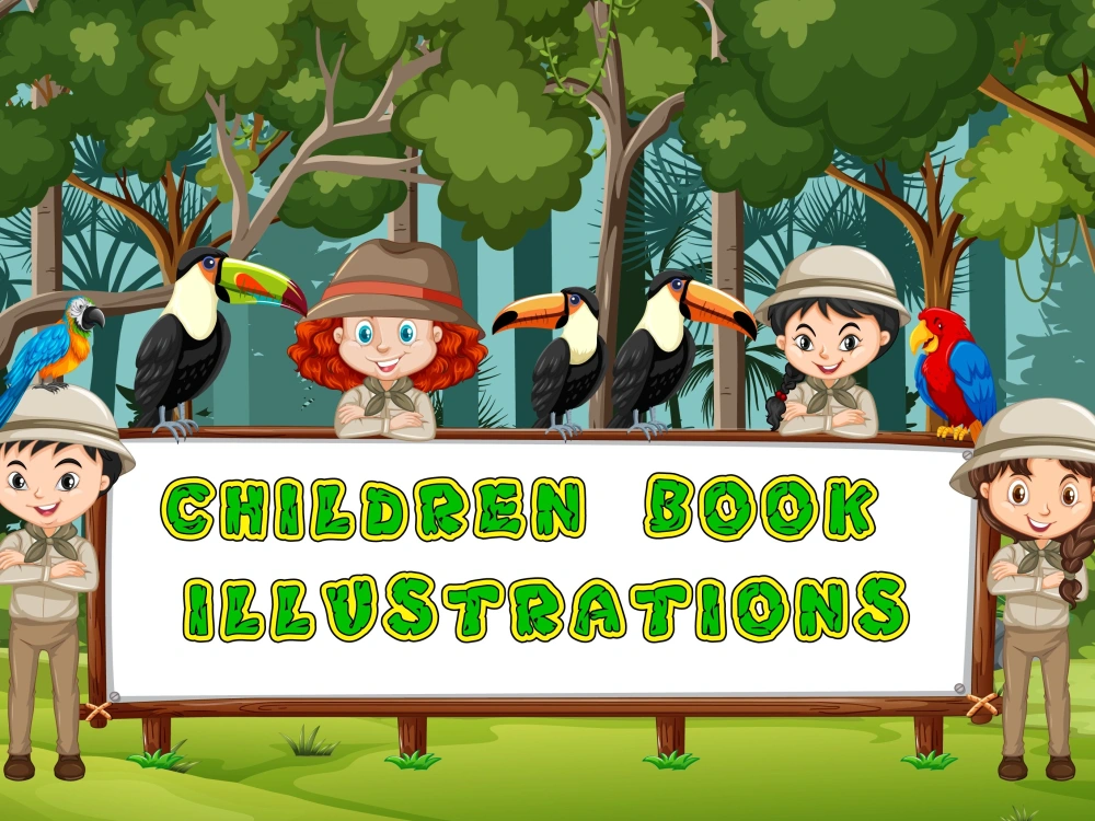 Draw awesome children book illustrations | Upwork