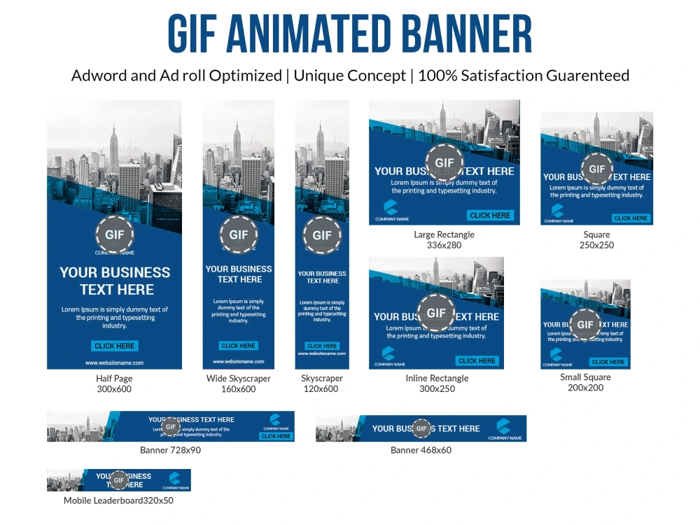 Animated Gif Banner or Static Banner | Upwork