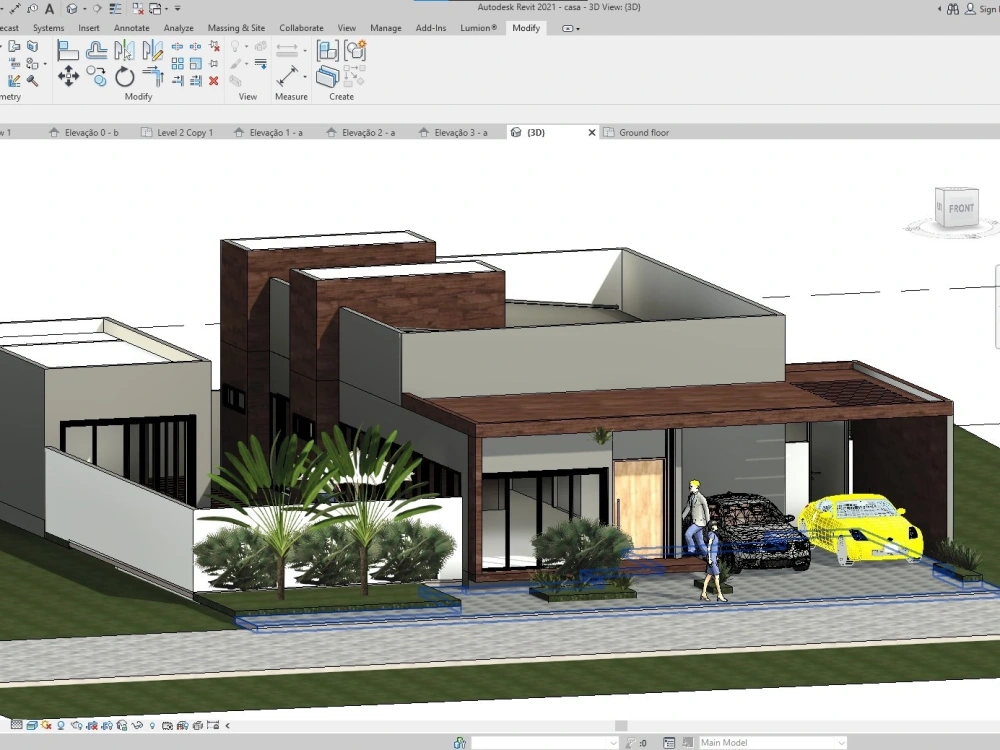 A Revit 3d model for your 2d building plans. | Upwork
