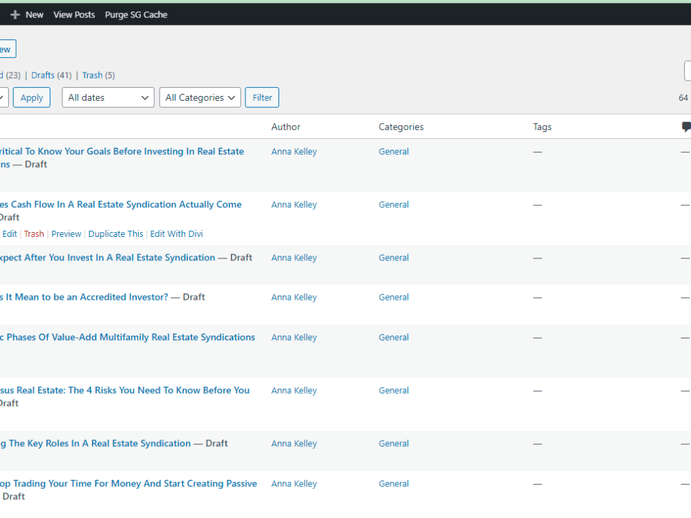 A fast and accurate WordPress data entry help | Upwork