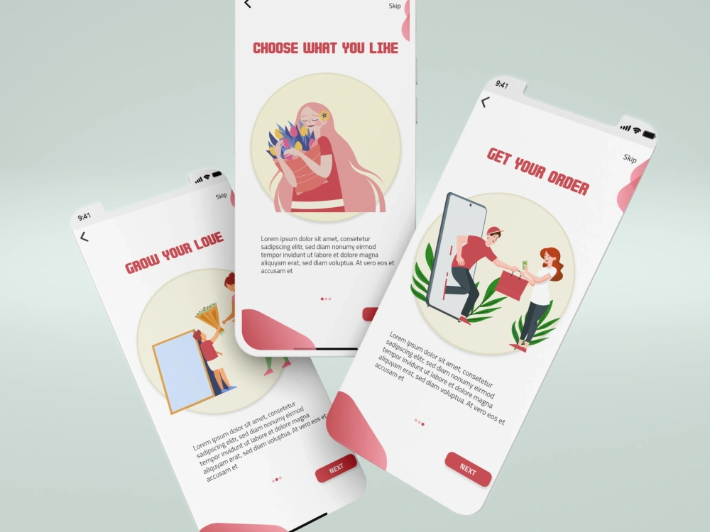 A fantastic and creative mobile screen design | Upwork
