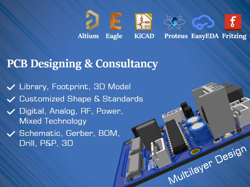 Professional PCB Design, PCB Layout, Circuit design, Schematic design ...