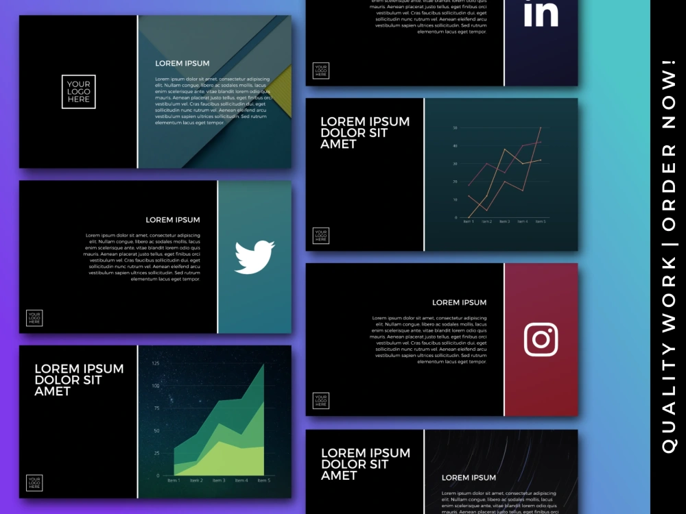 A clean and professional presentation design on Canva | Upwork