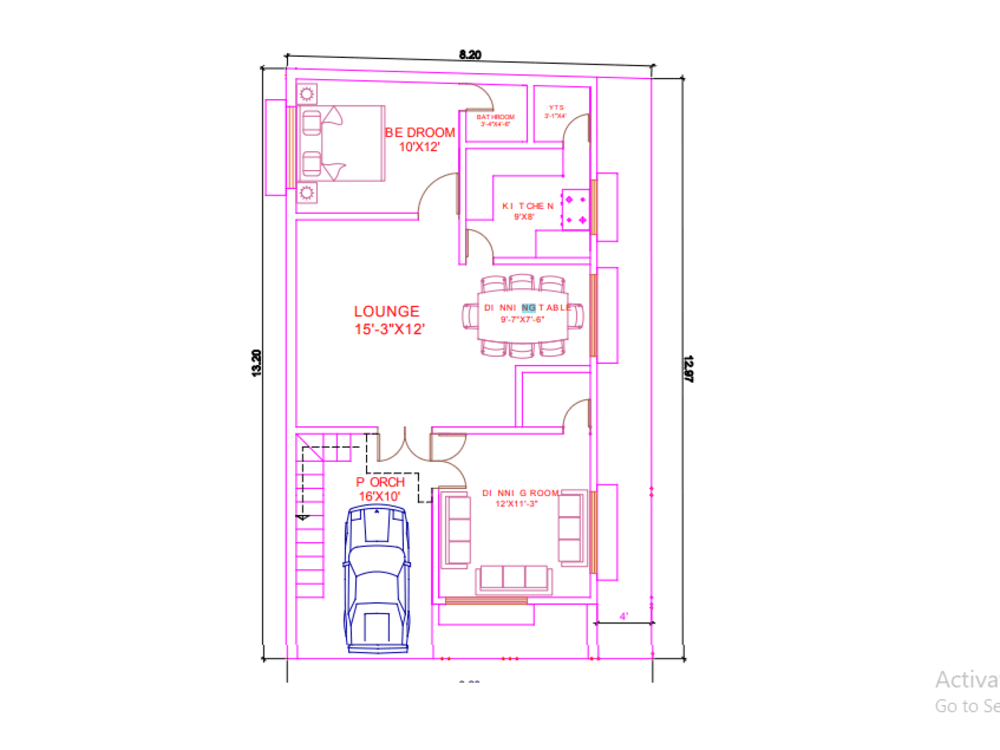 AutoCAD 2d floor plan, Elevation and furniture plan. | Upwork